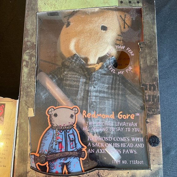 Other | Teddy Scares Redmond Gore Plush Bear Series 1 12 Nib | Poshmark